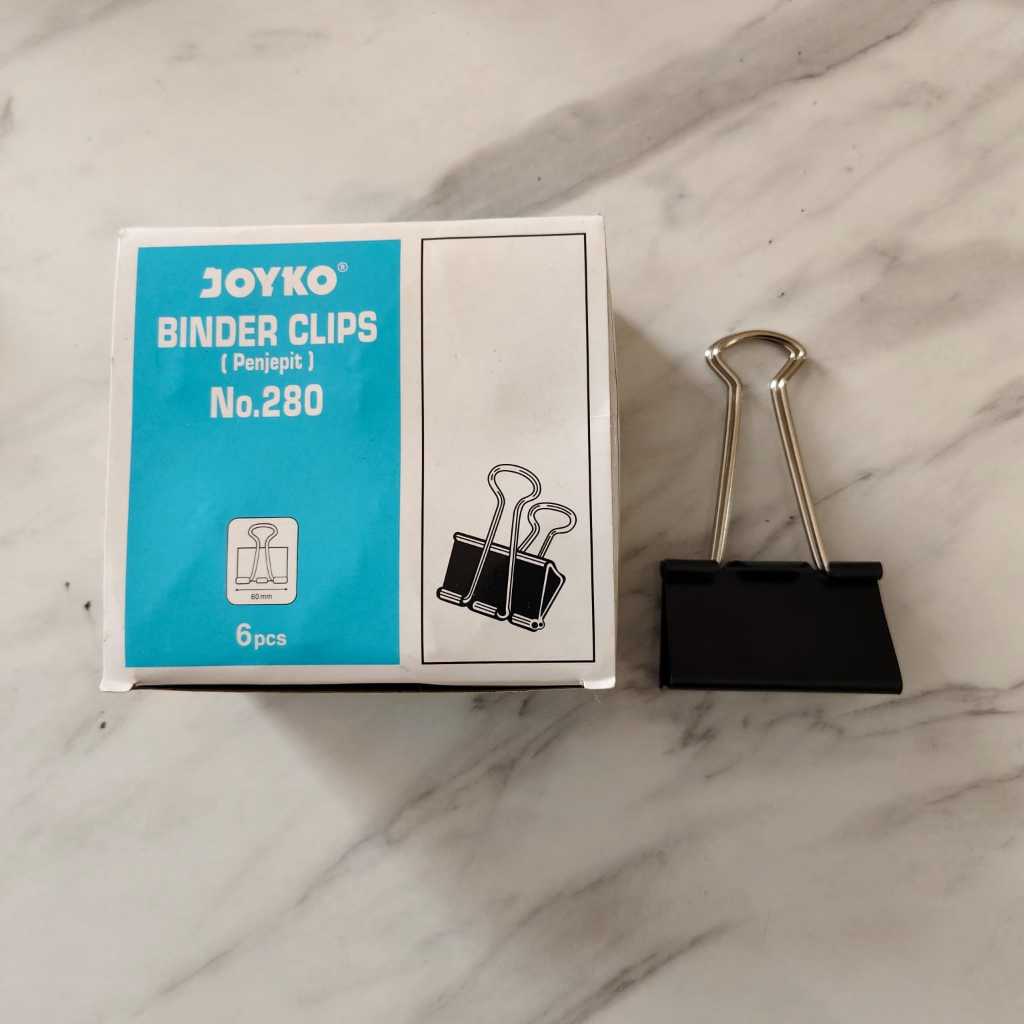 Jual Binder Clips Joyko No.280 ( penjepit kertas no.280 ) | Shopee ...