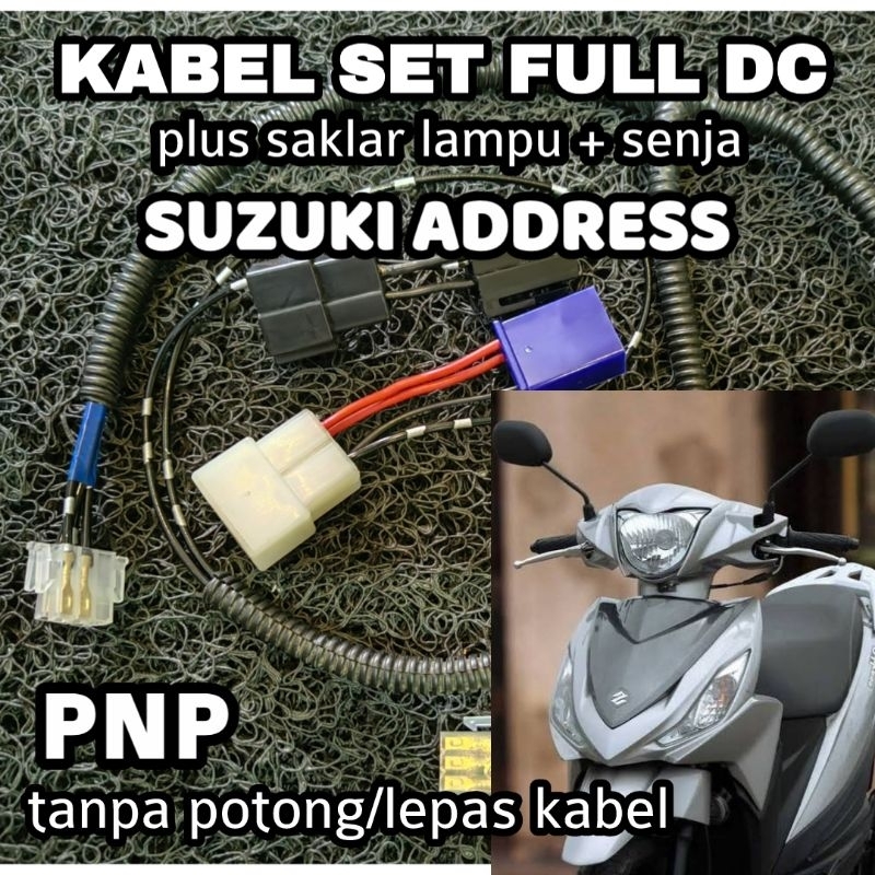 Jual Power supply kabel set DC + saklar lampu address | Shopee Indonesia