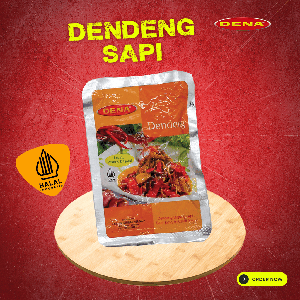 Jual Dendeng Daging Sapi Dena Kemasan 100gr Tahan 12 Bulan | Shopee ...