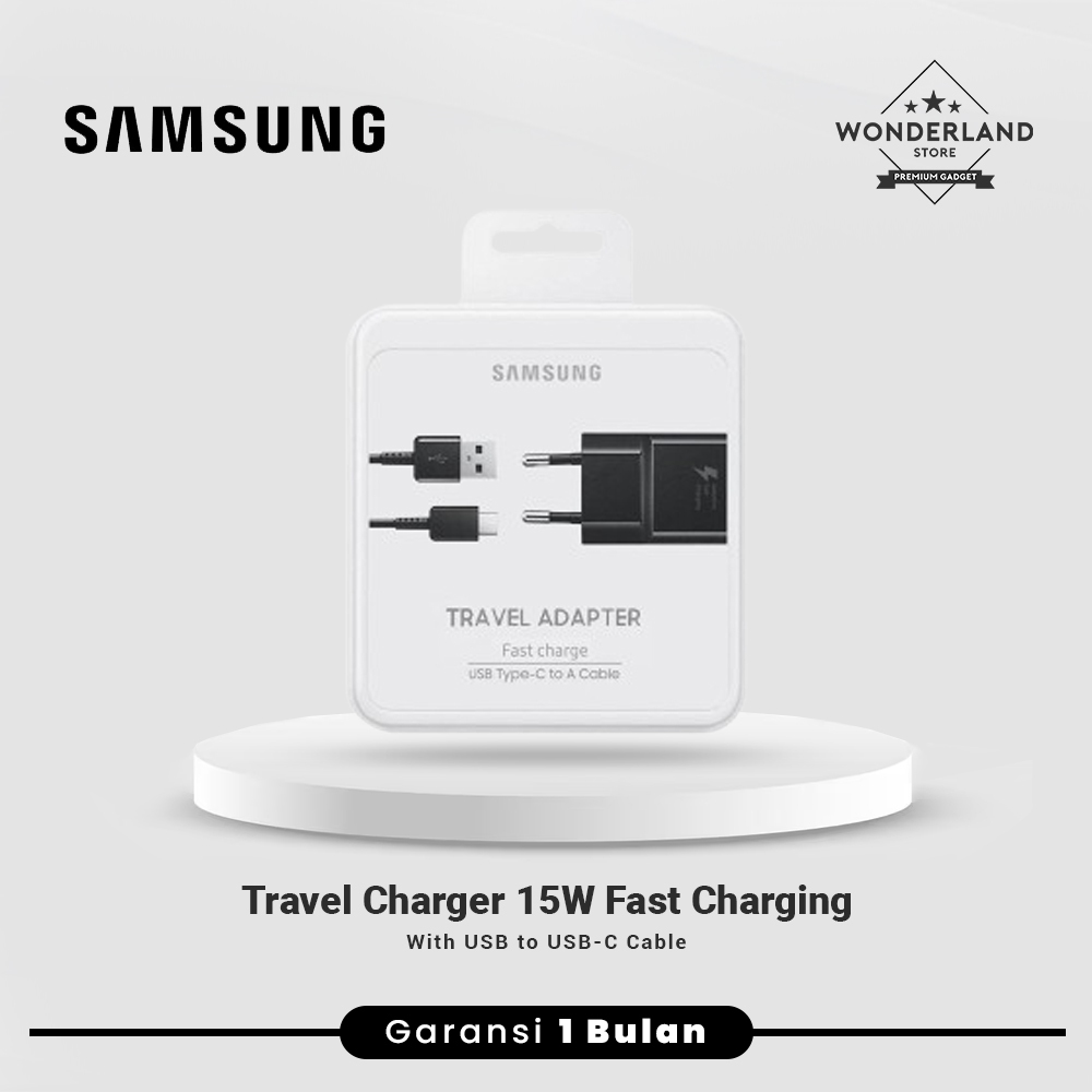Jual Samsung Travel Charger 15W with USB-C Cable Original Fast Charging ...