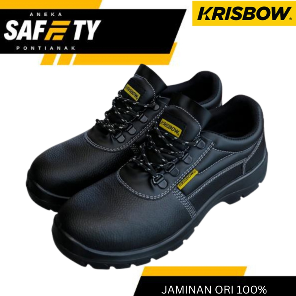 Jual Krisbow Argon 4in Sepatu Pengaman - Hitam Safety Shoes Pengaman ...