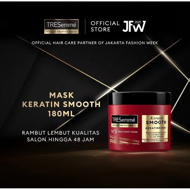 Jual Tresemme Keratin Smooth Keratin Bond+ Treatment Hair Mask 180ml ...