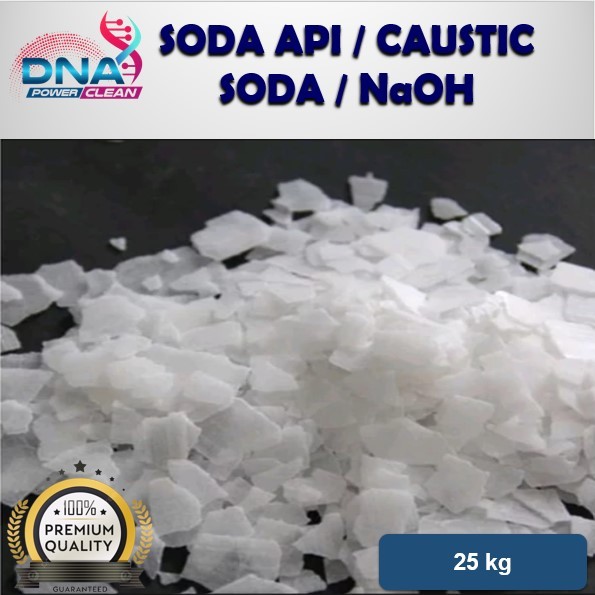 Jual [DNA] Soda Api / NaOH / Caustic Soda 25 Kg 1 Sak | Shopee Indonesia