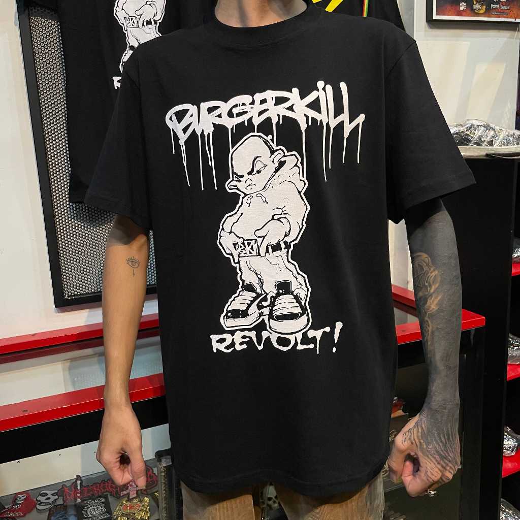 Jual T Shirt Band Official BURGERKILL - 96 HC Original | Shopee Indonesia