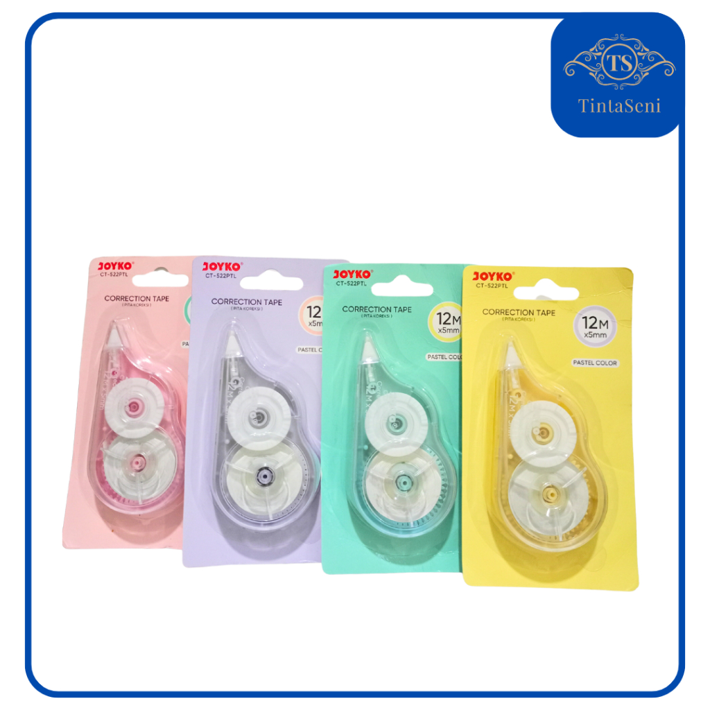 Jual Stipo Kertas Joyko CT-522 Pastel Lucu Panjang 12m Tipe Ex Kertas ...