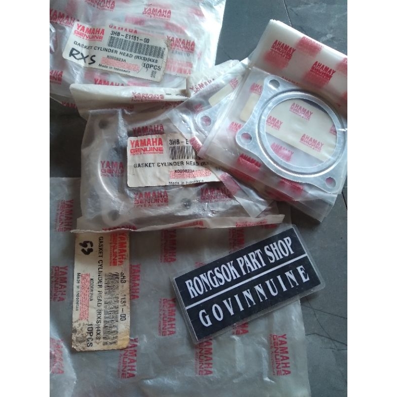 Jual perpak paking gasket blok yamaha rxspecial rxspesial ori asli nos | Shopee Indonesia