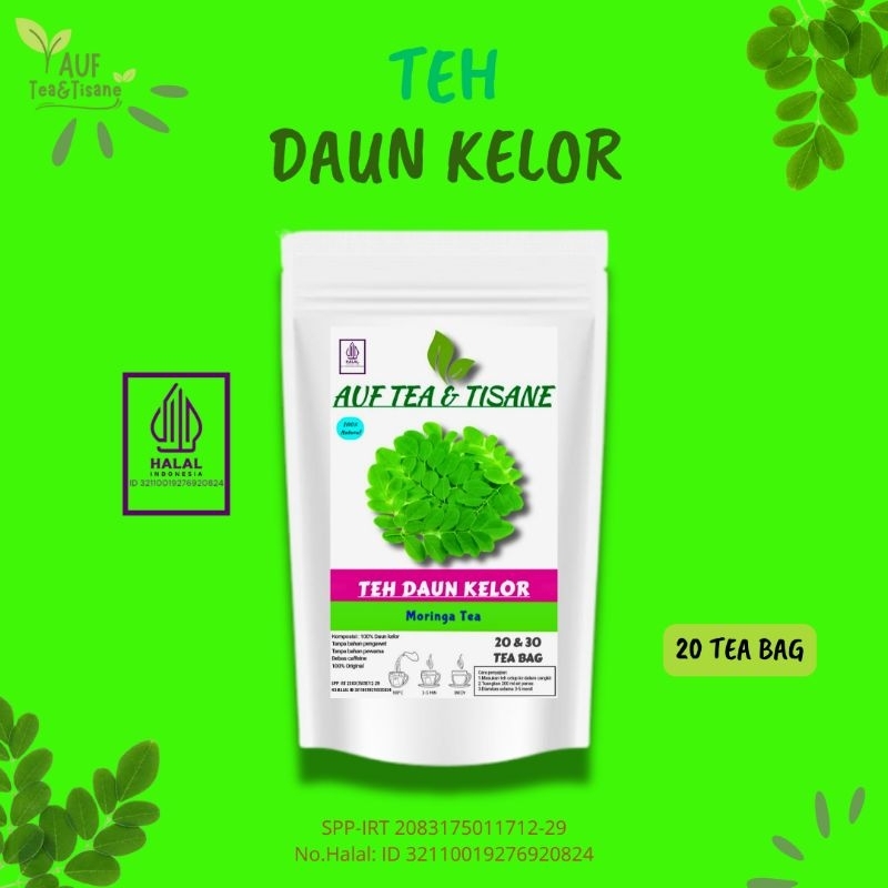 Jual TEH DAUN KELOR/MORINGA TEA ISI 20 TEA BAG(TEH CELUP) | Shopee ...