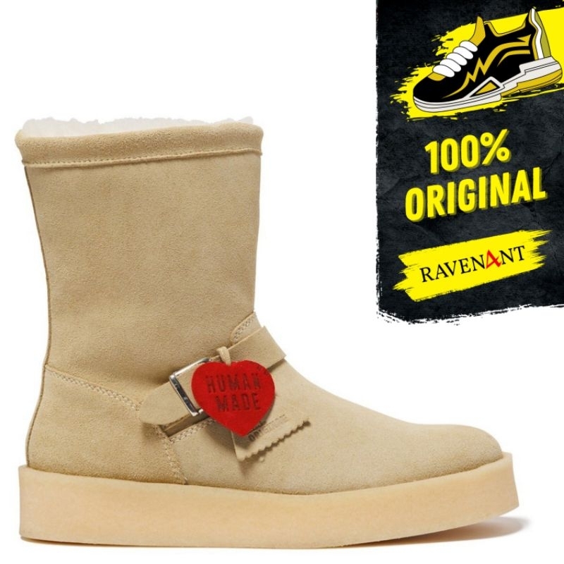 Jual CLARKS x HUMAN MADE Desert Made Maple ORIGINAL - Sepatu Boots Pria ...