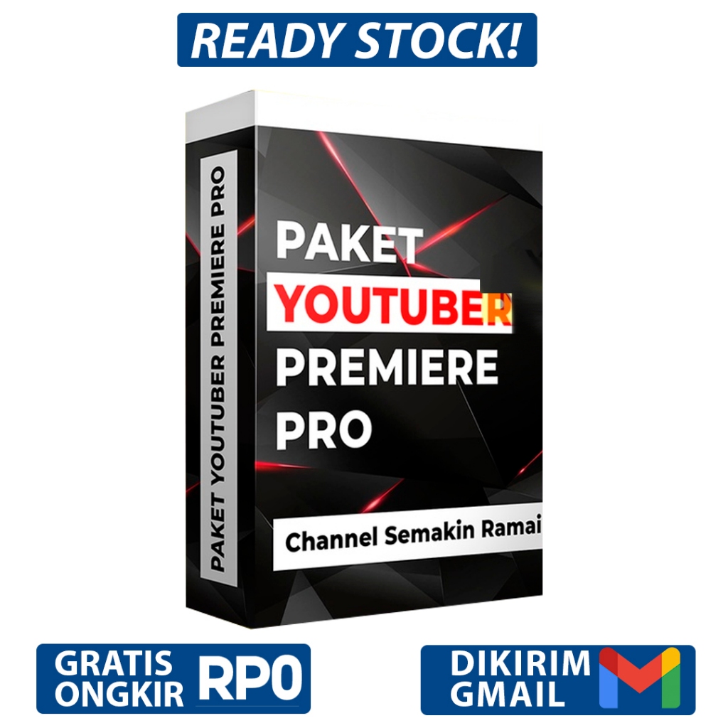 Jual Youtube Element Pack Premiere Pro CC | Shopee Indonesia