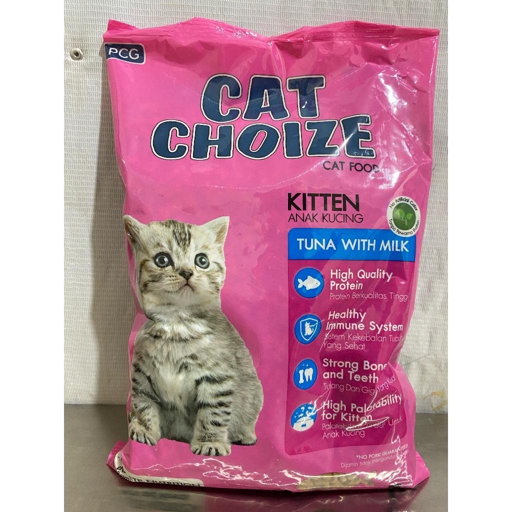 Jual CAT CHOIZE KITTEN TUNA WITH MILK 1kg | Shopee Indonesia