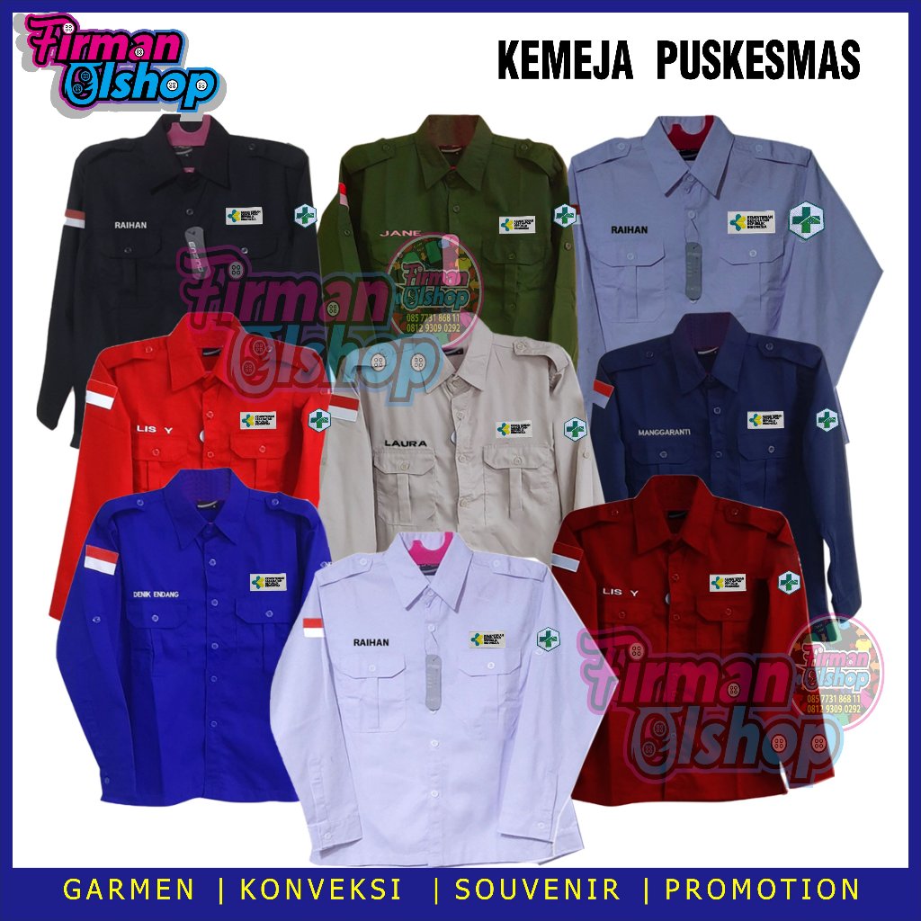 Jual Bigsize Kemeja Seragam Baju puskesmas medis PDH PDL Perawat Bidan ...