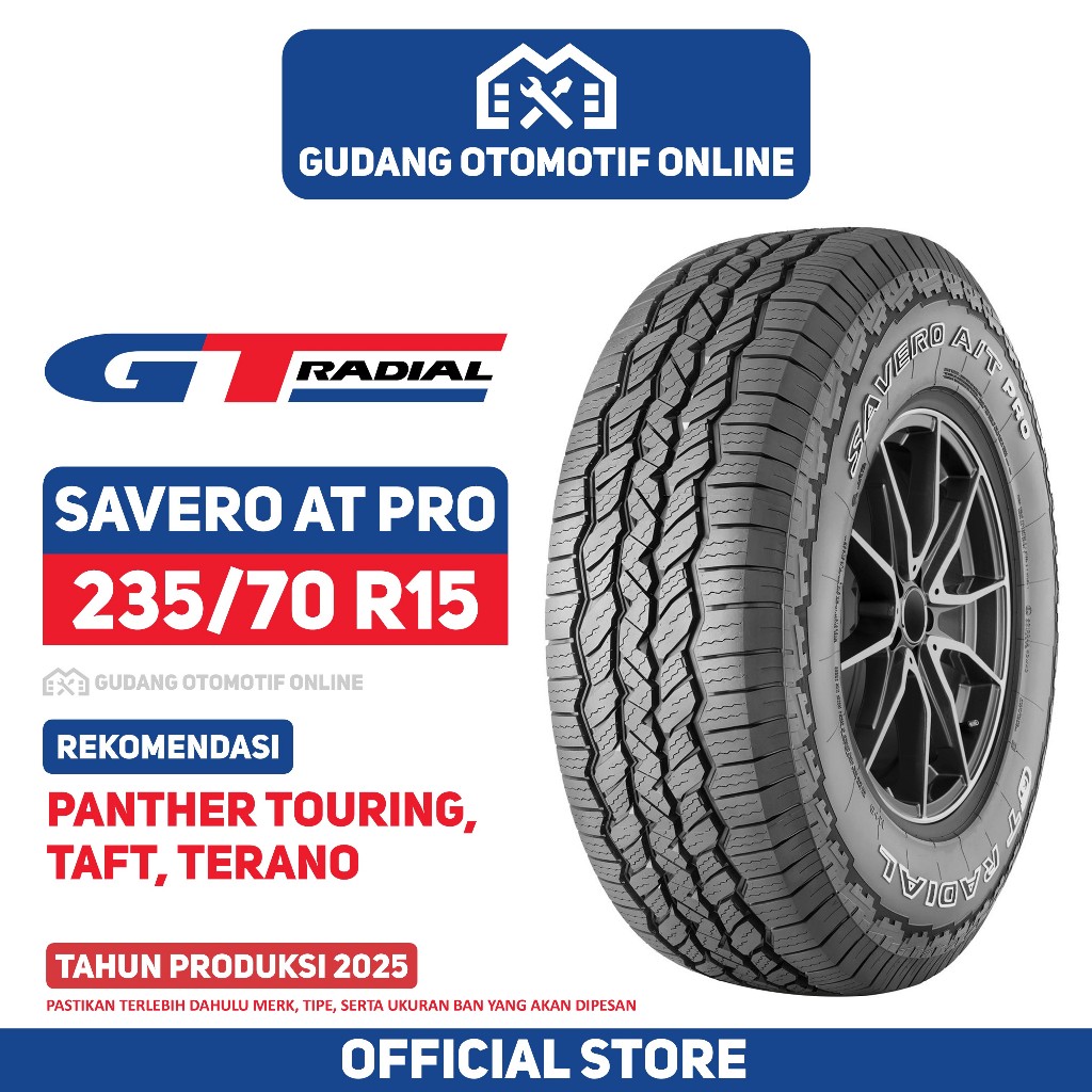 Jual Ban GT Radial Savero AT Pro 235/70 R15 Ban Mobil Taft Panther ...