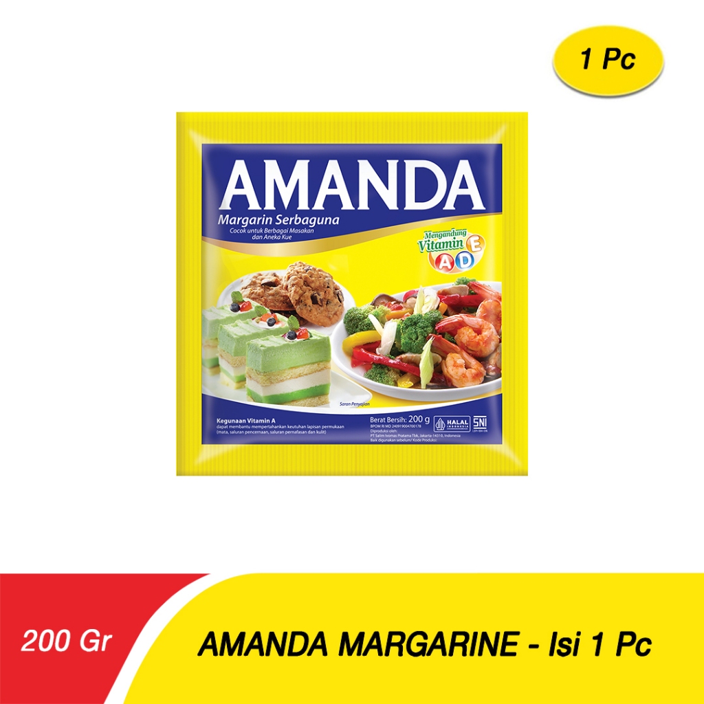 Jual Amanda Margarine 200 Gr | Shopee Indonesia