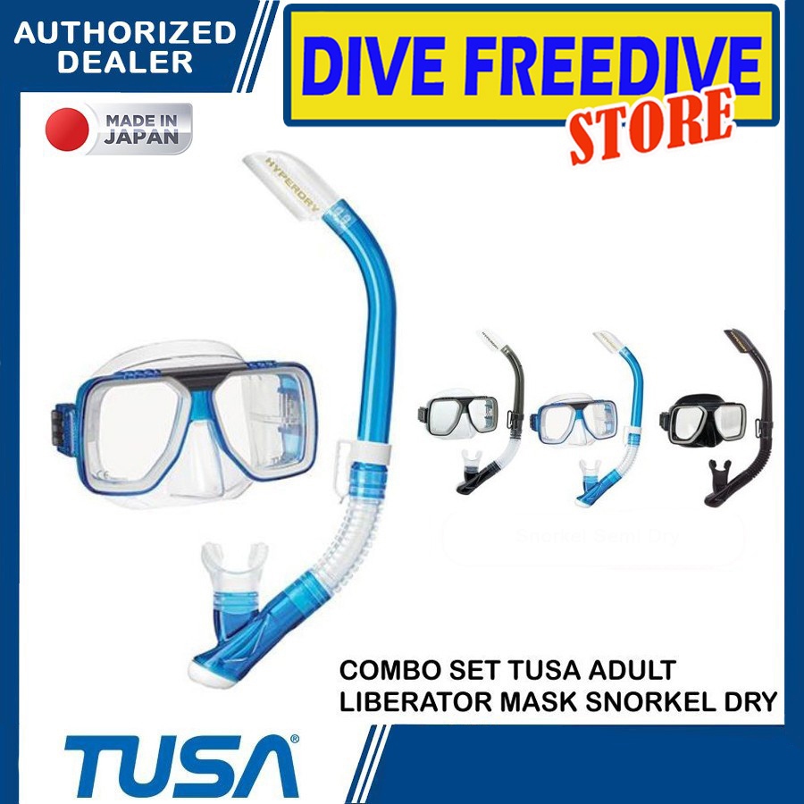 Jual UC5019P Paket Combo Set Mask Tusa Snorkel Liberator Adult Masker ...