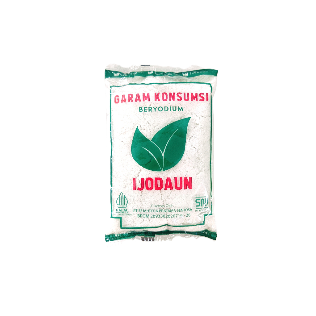 Jual Garam Konsumsi Garam Beryodium Garam ijo Daun 180g | Shopee Indonesia