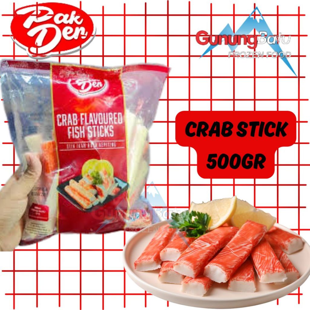 Jual PAK DEN CRAB STICK 500GR IKAN OLAHAN | Shopee Indonesia