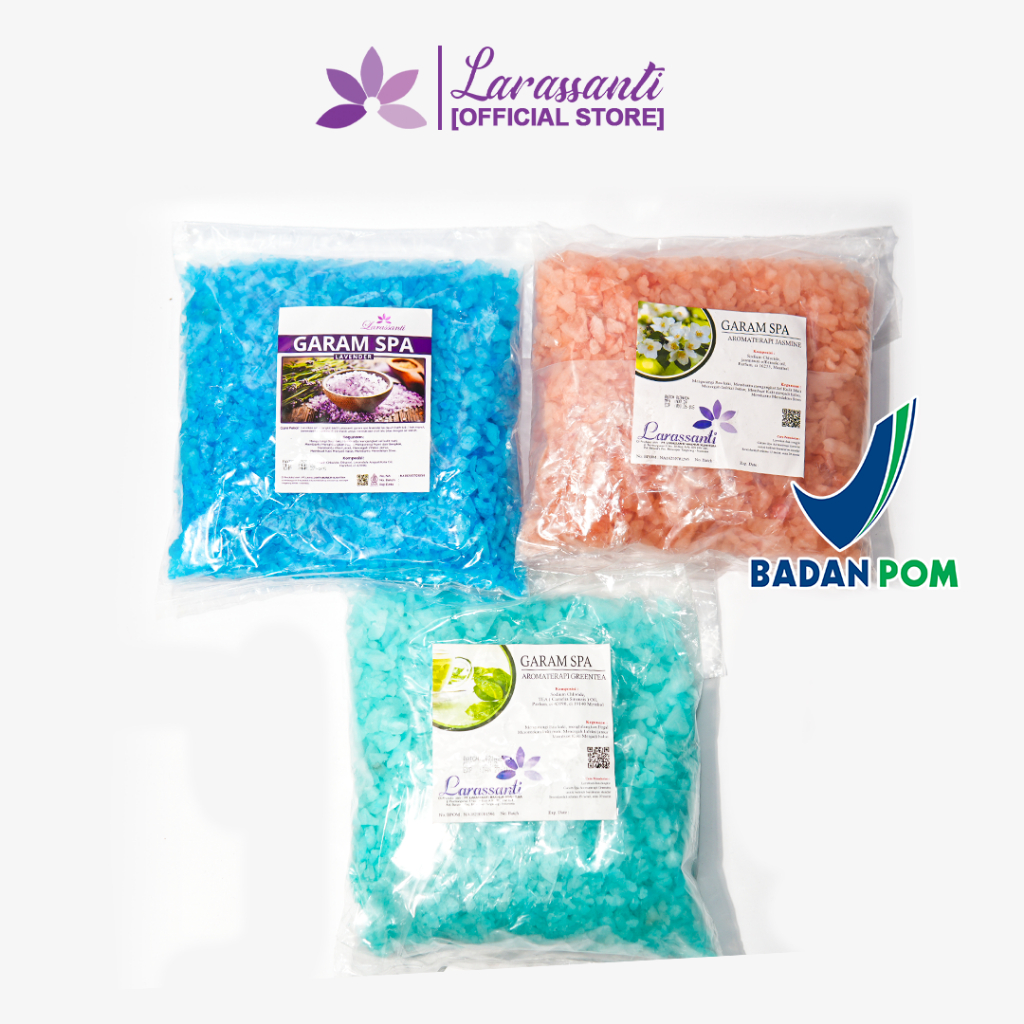 Jual LARASSANTI - Garam Spa 1kg [BPOM] | Shopee Indonesia