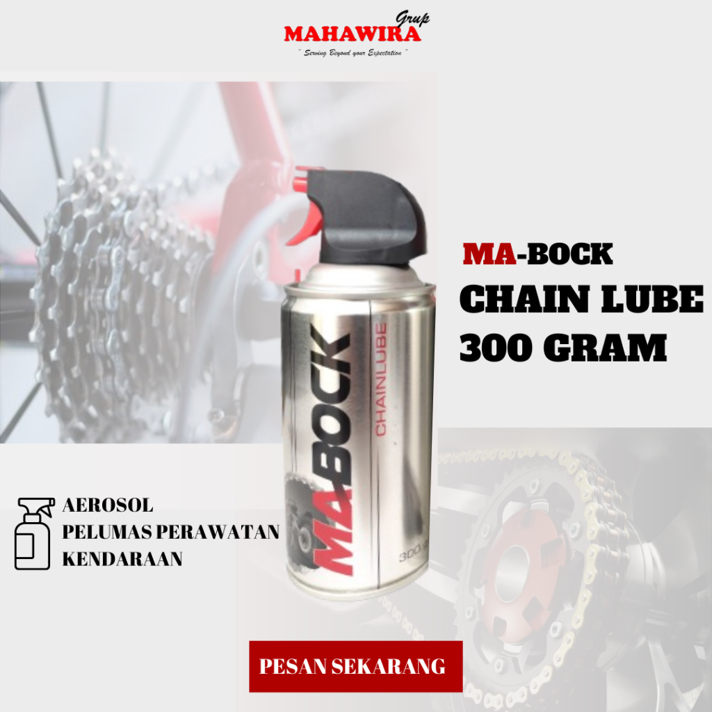 Jual MABOCK Chain Lube 300 gr Pelumas Rantai Minyak Motor Engsel Gembok ...