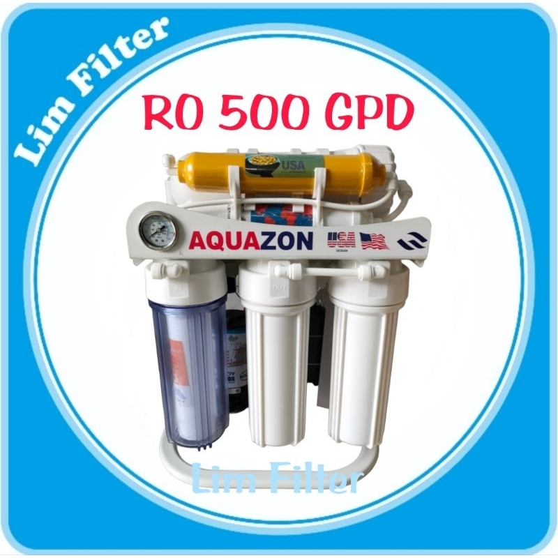 Jual MESIN REVERSE OSMOSIS RO 500 GPD TYPE STANDING / FOOT TYPE - MERK ...