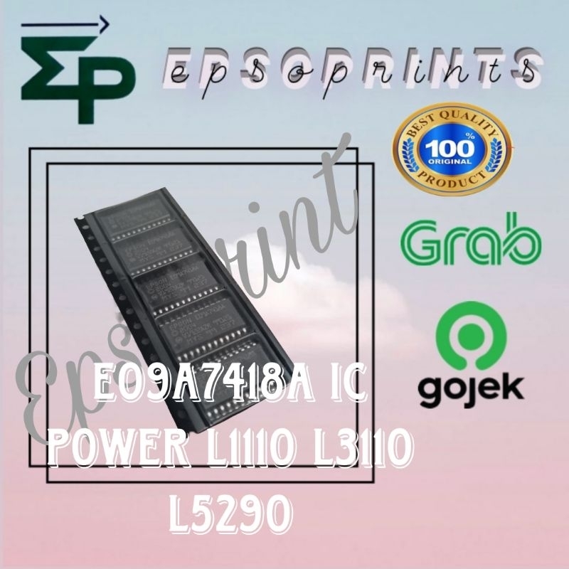 Jual IC power E09A7418A 2004 Epson L1110 L3110 L3150 L5190 L5290 L100 ...