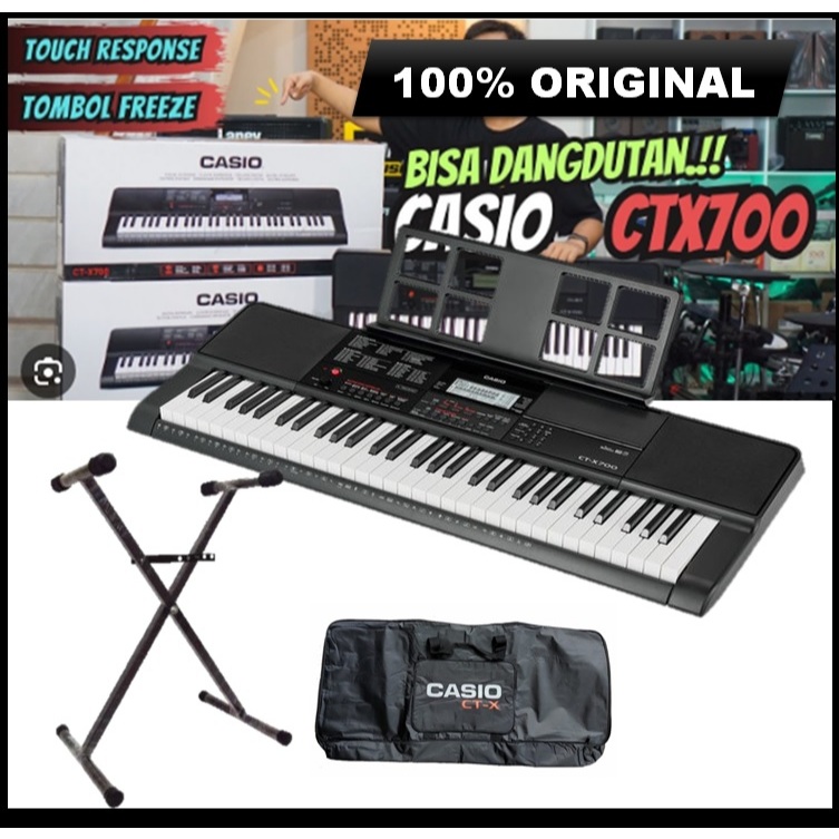 Jual Casio CTX700/ Ctx 700/ Ctx-700 Keyboard Original 61 Key Garansi Resmi | Shopee Indonesia