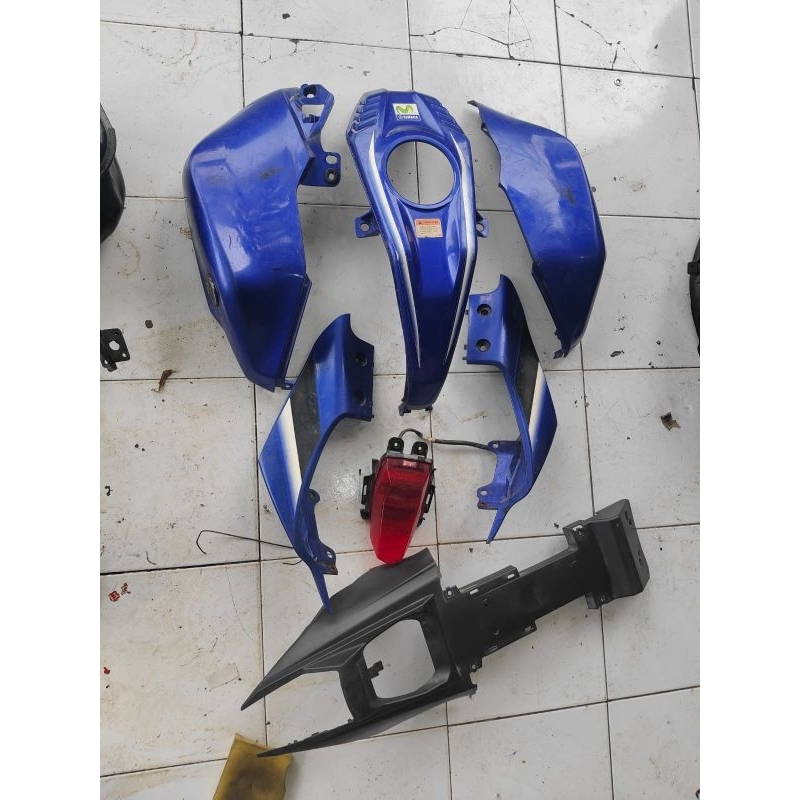 Jual cover body set yamaha yzf r15 v3 vva facelift original copotan | Shopee Indonesia