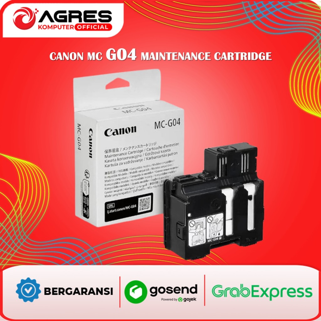 Jual CANON TINTA CATRIDGE MC-G04 MAINTENANCE CATRIDGE MC G04 | Shopee ...