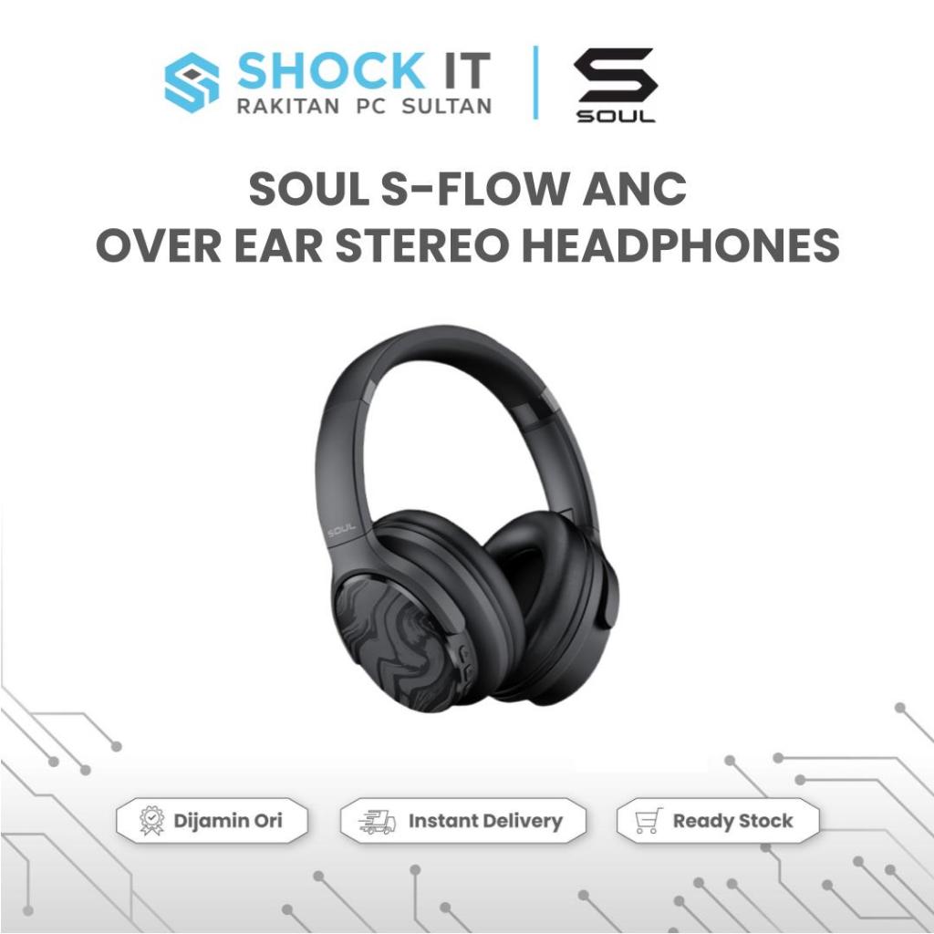Jual SOUL S-Flow ANC Over-Ear Stereo Headphones - Hitam | Shopee Indonesia