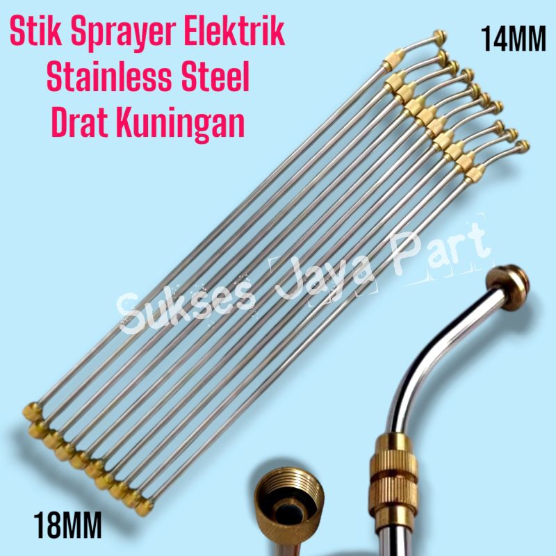 Jual Stik Tangki semprot kuningan asli stik teng semprot stainless ...