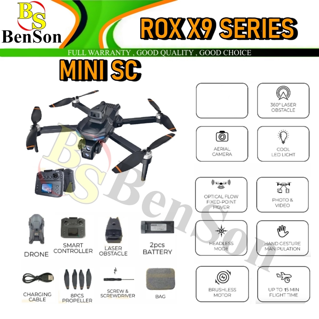 Jual ROX X9 Mini SC Drone HD Dual Camera WiFi FPV Combo Version ...