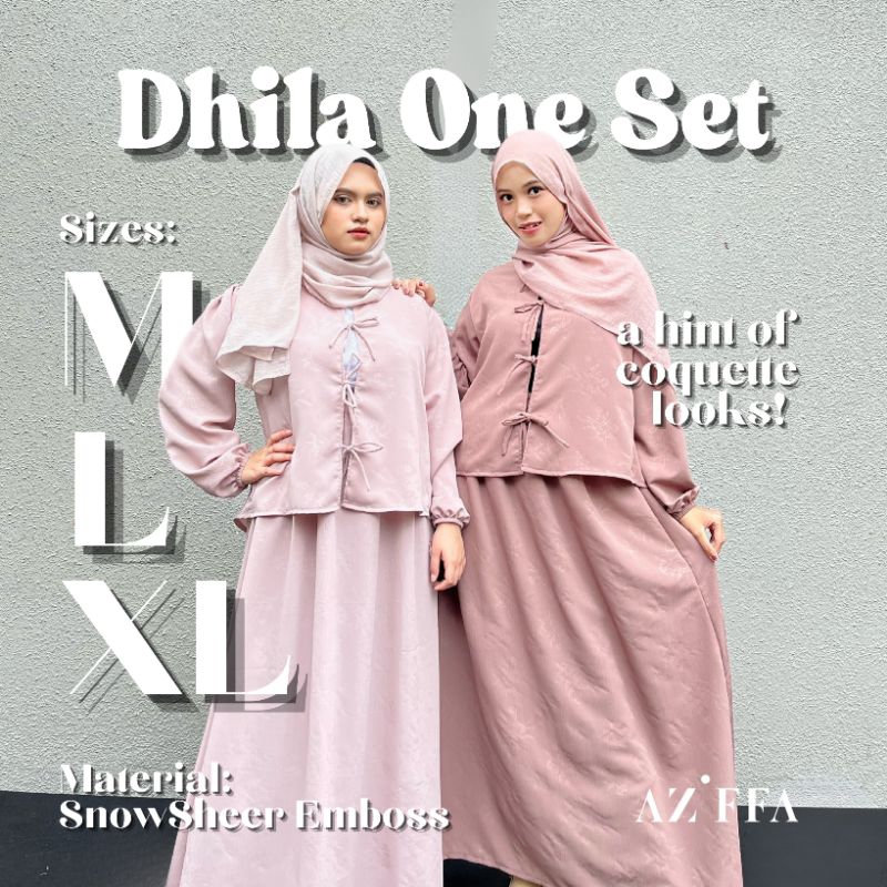 Jual AZiFFA - Dhila One Set | Setelan Rok dan Blouse Wanita | Rok A ...
