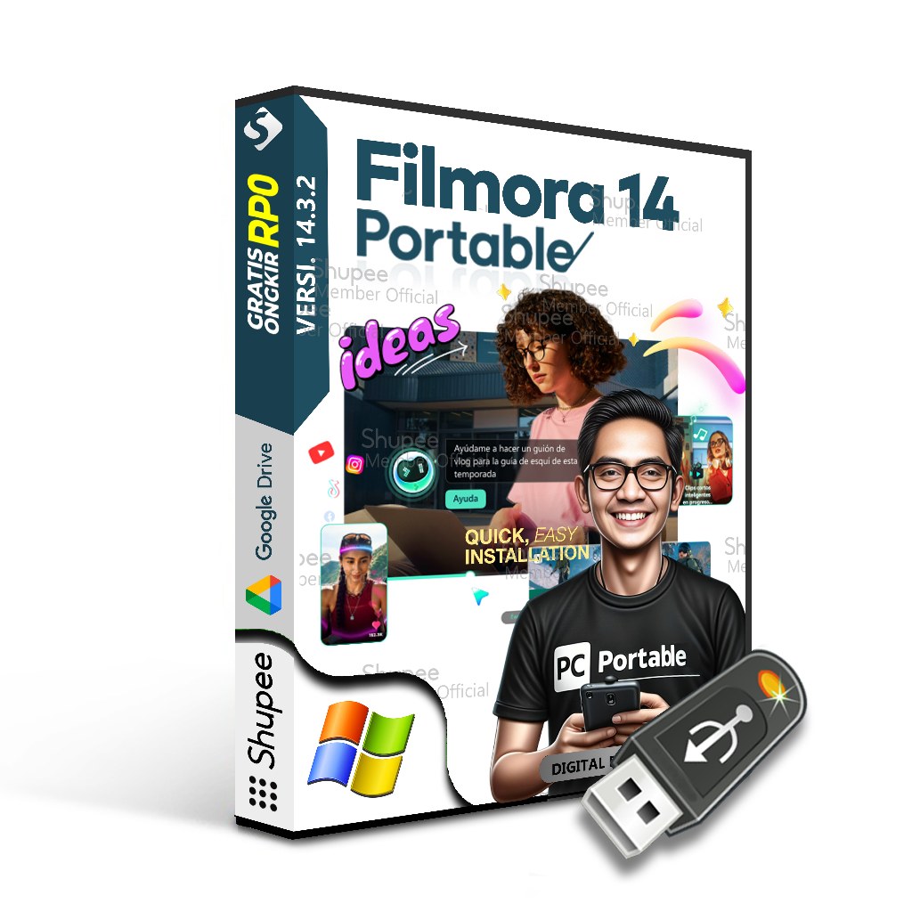 Jual Filmora 14 Portable v.14.3.2 - Tanpa Watermark - Tanpa Perlu di ...
