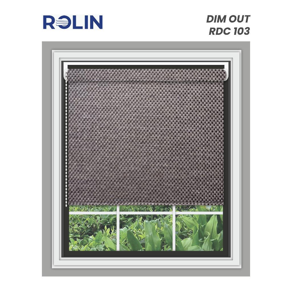 Jual Custom Roller Blinds Dim Out Uv Protection (60%-70%) - Mengurangi Cahaya - Tidak Tembus ...