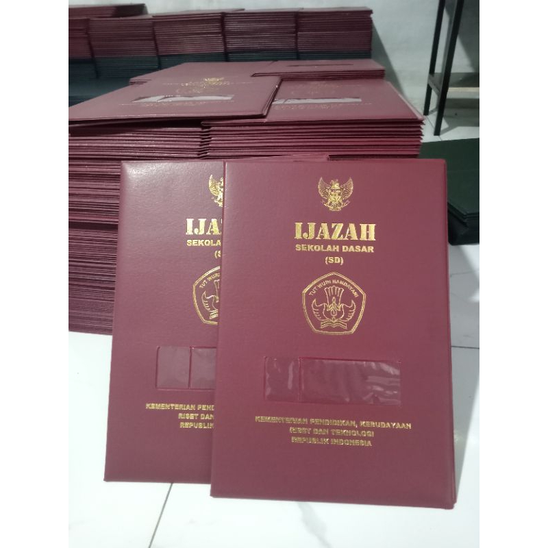 Jual Map Ijazah Sekolah Dasar || Sampu Ijazah SD (Umum) Isi 4 Lembar ...