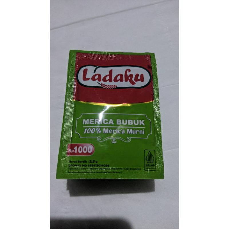 Jual Lada Bubuk Merk Ladaku kemasan 2,5 gram (1 pcs) | Shopee Indonesia