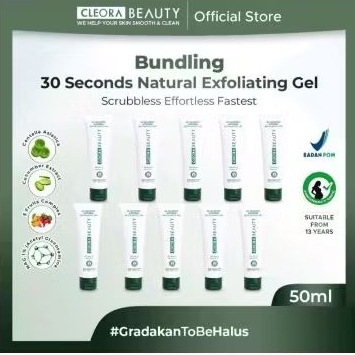 Jual CLEORA Beauty - Cleora 30 Seconds Natural Exfoliating Gel 50ml ...