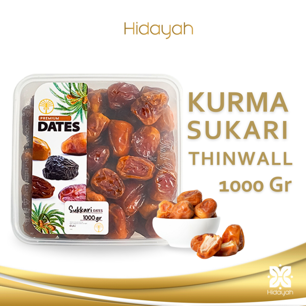 Jual Kurma Sukari 1 Kg Thinwall - Kurma Raja Kurma Lembut Manis Premium ...