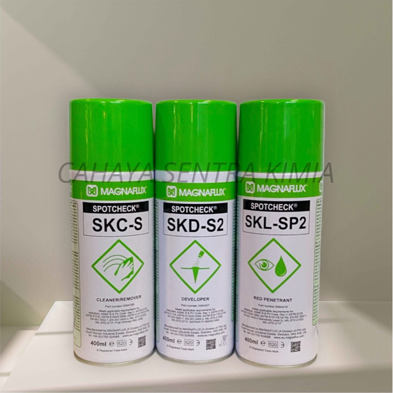 Jual Magnaflux spotcheck cleaner developer red penetrant 400 ML ...