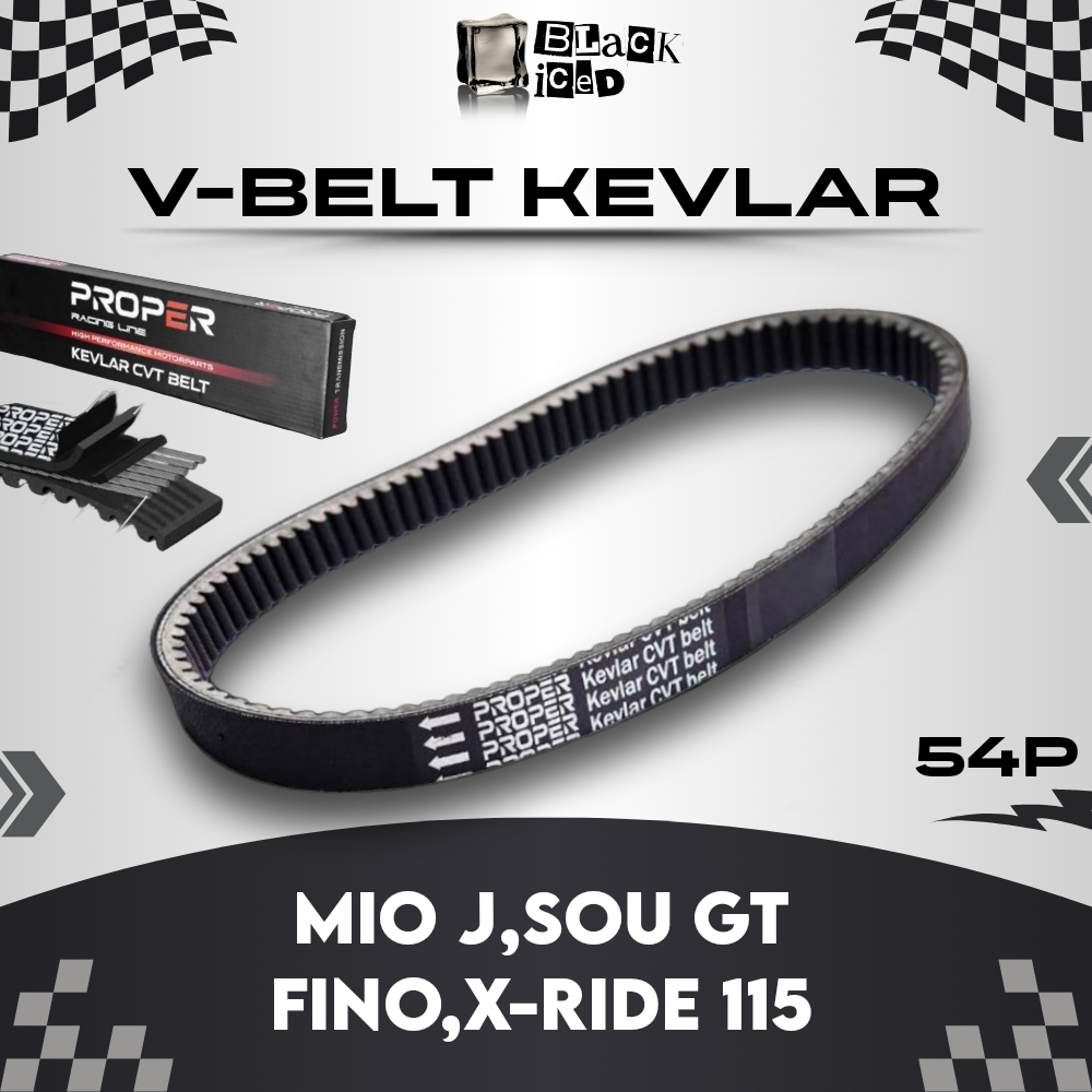Jual PROPER RACING LINE VANBELT VBELT KEVLAR PROPER RACING LINE MATIC ...