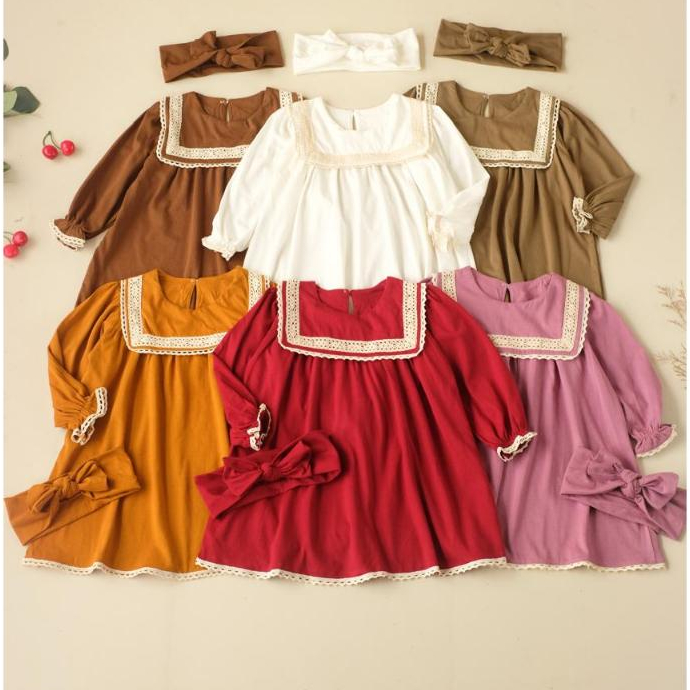 Jual Tunik Anak Perempuan Lengan Panjang Premium Variasi Renda "Safira ...
