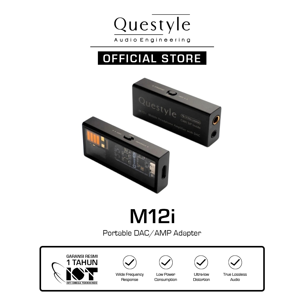 Jual Questyle M12i Mobile Headphone Amplifier with DAC | Shopee Indonesia
