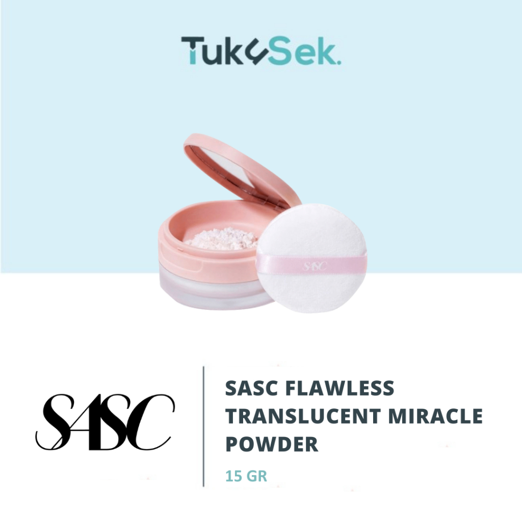 Jual SASC Flawless Translucent Miracle Powder 15gr | Shopee Indonesia