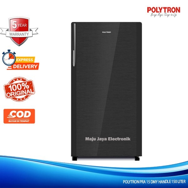 Jual POLYTRON Kulkas 1 Pintu PRA 150 Liter PRA 15 DMY GAGANG Pintu Kaca ...