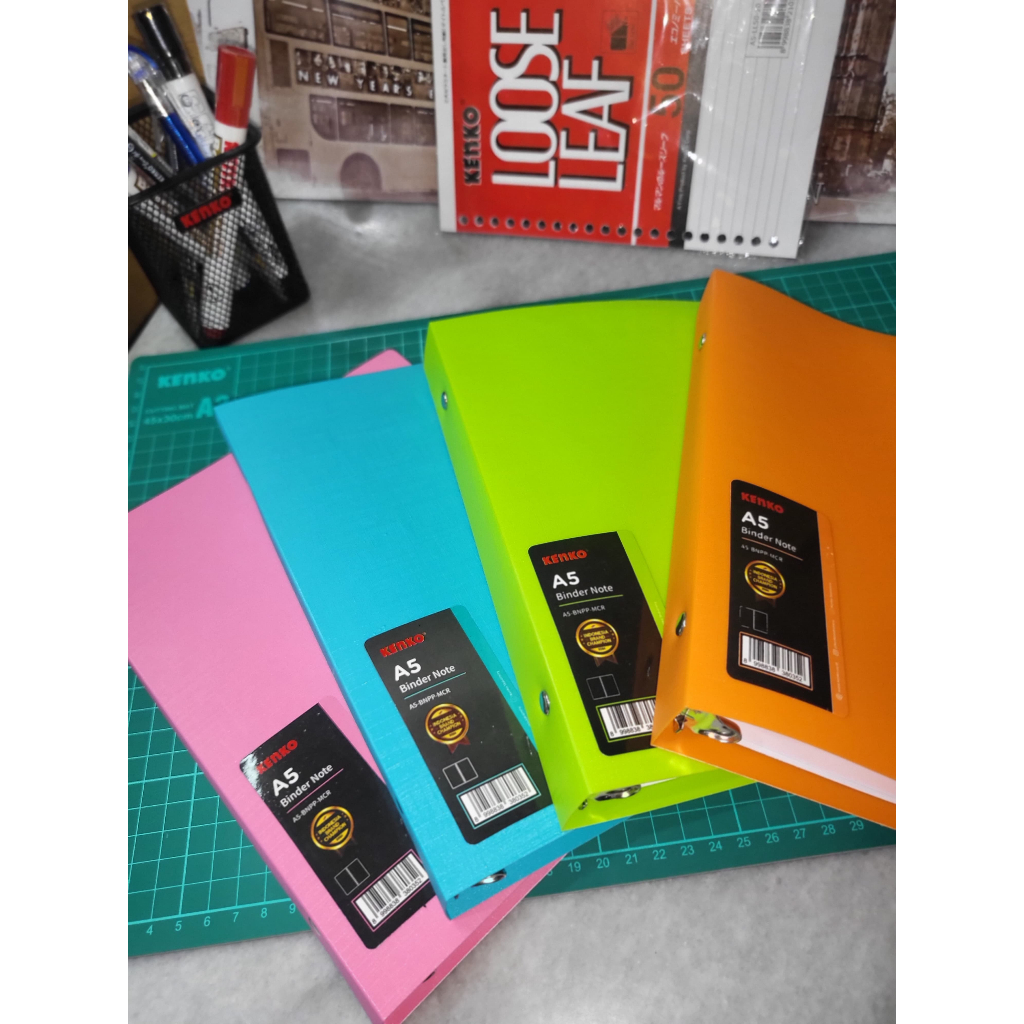 Jual KENKO BINDER NOTE A5-BNPP-MCR MACARON | Shopee Indonesia
