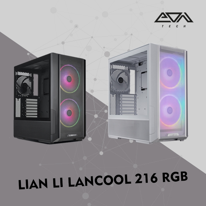 Jual LIAN LI LANCOOL 216 RGB PC Gaming Casing Case Mid Tower Chassis ...