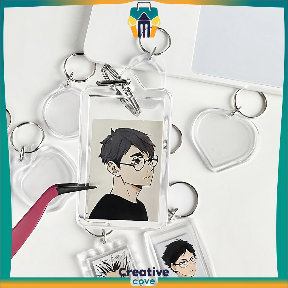 Jual Ganci Akrilik Gantungan Kunci Insert Paper Photo / Gantungan Kunci ...
