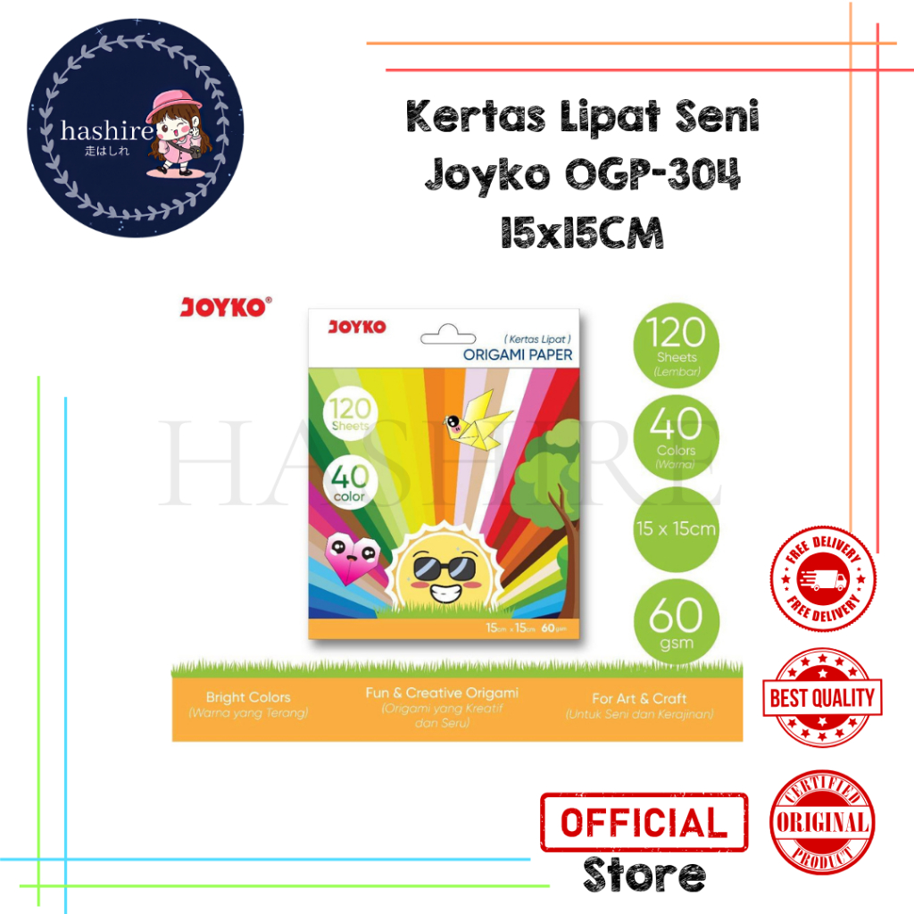 Jual Origami Paper Kertas Lipat Seni Joyko OGP-304 15x15 cm | Shopee ...