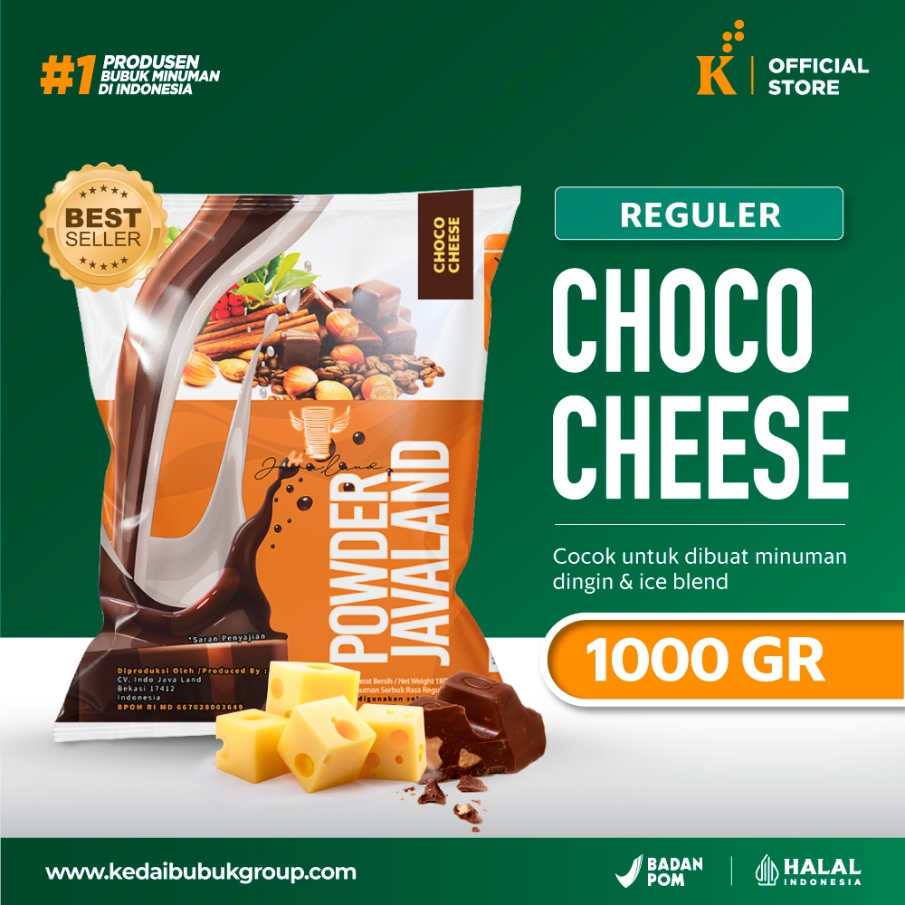 Jual Powder Choco Cheese Bubuk Minuman Bubble Drink Javaland 1 kg ...
