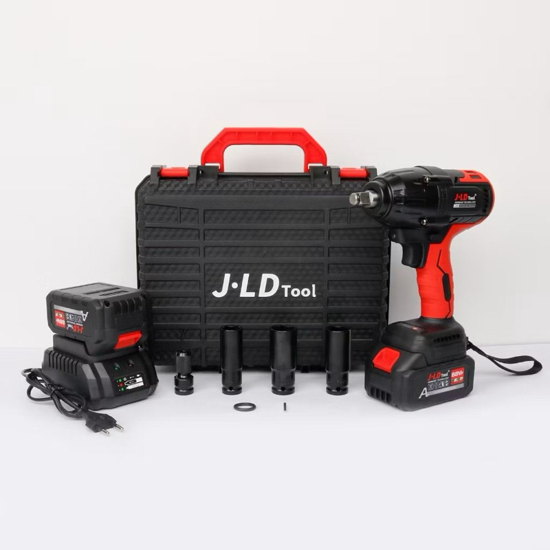 Jual JLD 650NM impact baterai Brushless 88VF Impact Wrench cordless bisa bolak balik 13MM Mesin ...