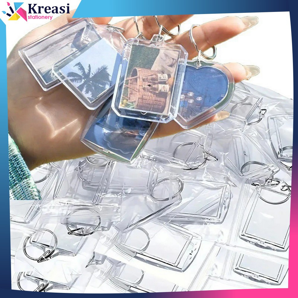 Jual Ganci Akrilik Gantungan Kunci Insert Paper Photo / Gantungan Kunci ...